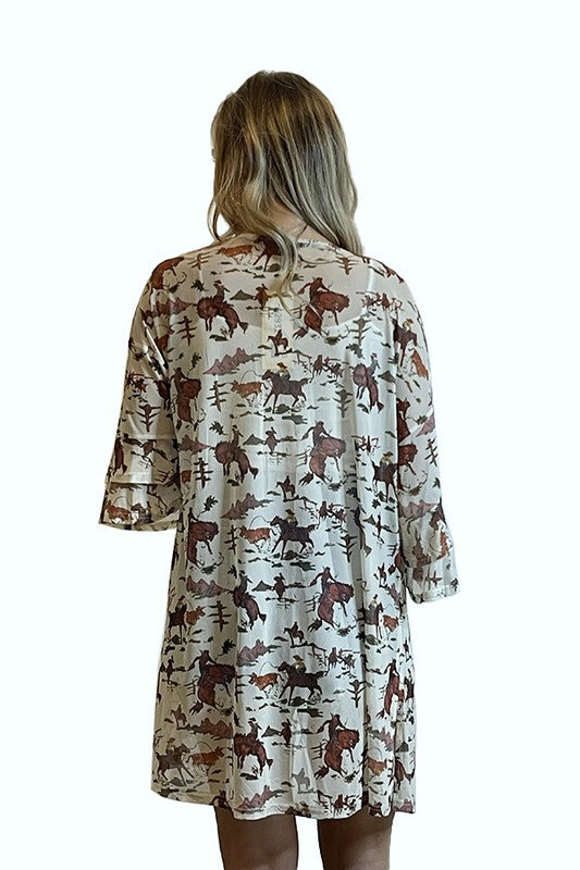 Cow Poke Kimono – The Stockyard Road Boutique